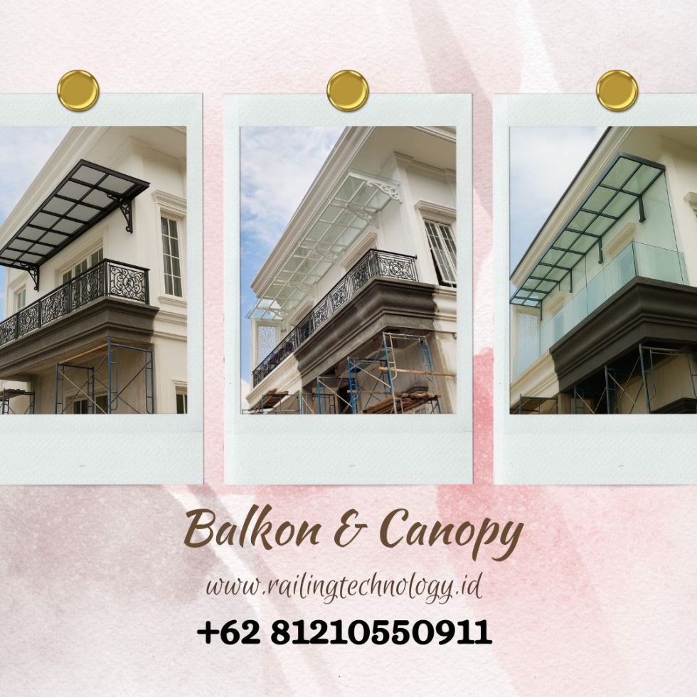 Inspirasi Canopy Balkon Unik Slipi Jakbar - Railing Technology
