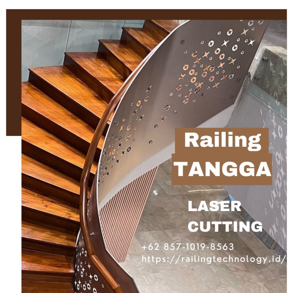 Railing Tangga Laser Cutting Joglo Jakbar - Railing Technology