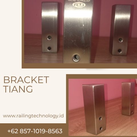 Supplier Bracket Tiang Railing Stainless Jakarta - Railing Technology