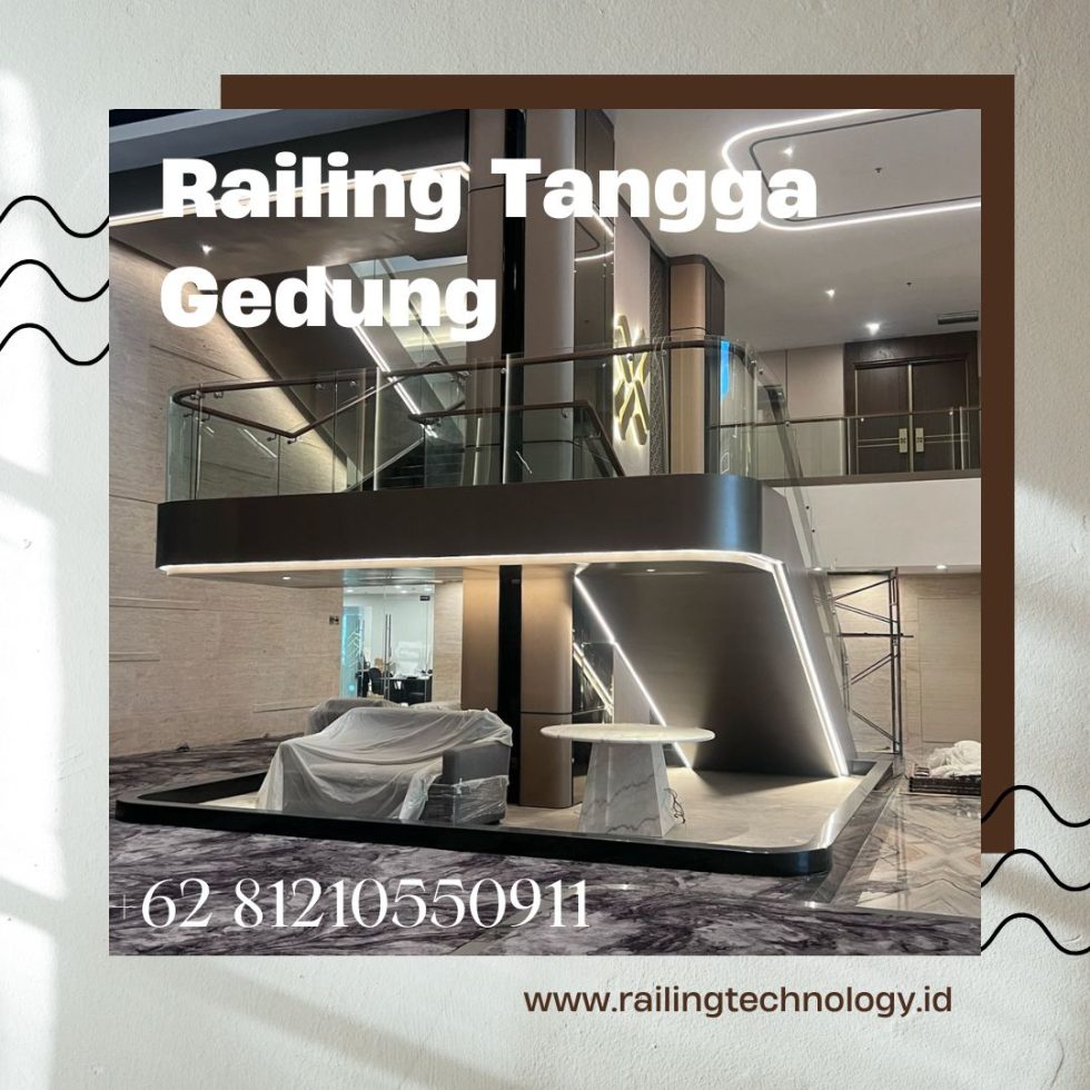 Proyek Railing Tangga Perkantoran Jakarta Barat - Railing Technology