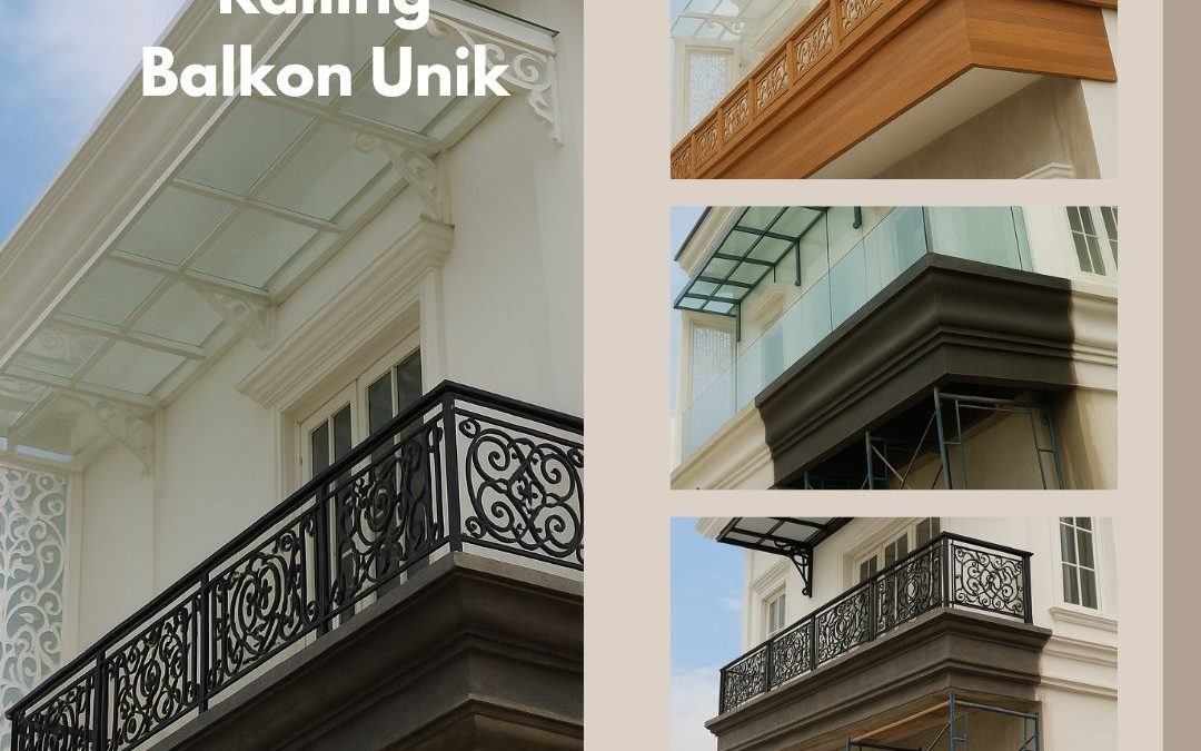 Desain Railing Balkon Unik Jakarta Barat - Railing Technology