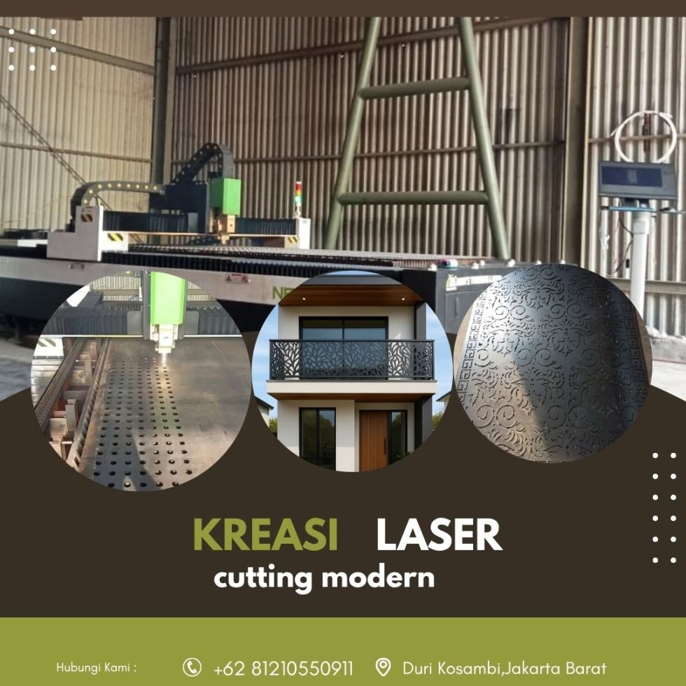 Kreasi Laser Cutting Modern Duri Kosambi - Railing Technology
