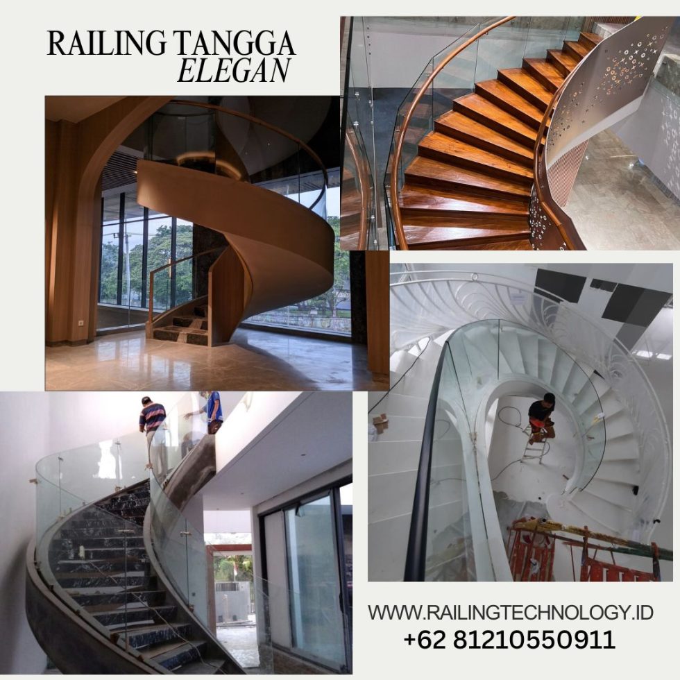 Bengkel Railing Tangga Elegan Jakarta Barat - Railing Technology