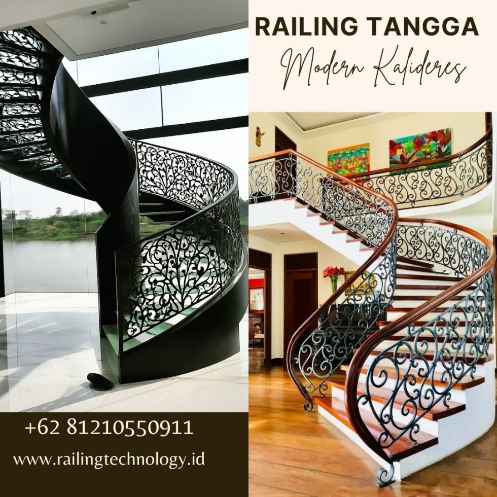 Jasa Railing Tangga Modern Kalideres JakBar - Railing Technology