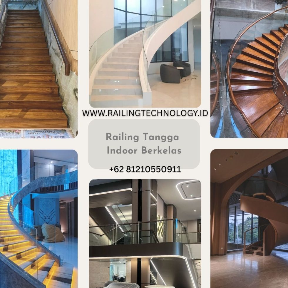 Railing Tangga Indoor Berkelas Kedoya Selatan - Railing Technology
