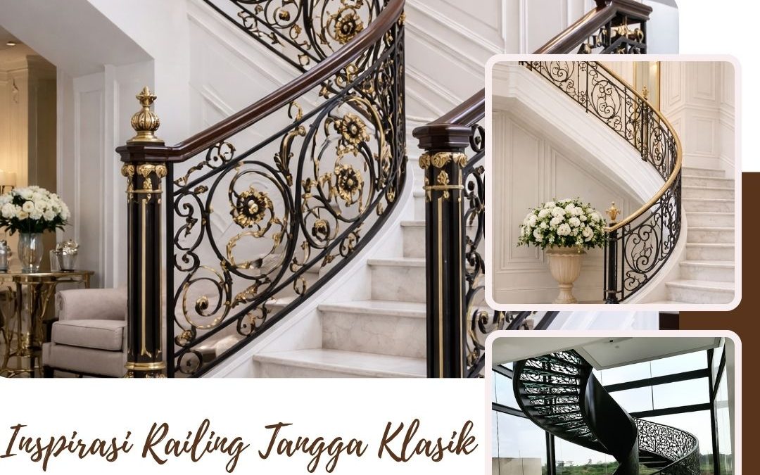 Inspirasi Railing Tangga Klasik Cengkareng JakBar - Railing Technology