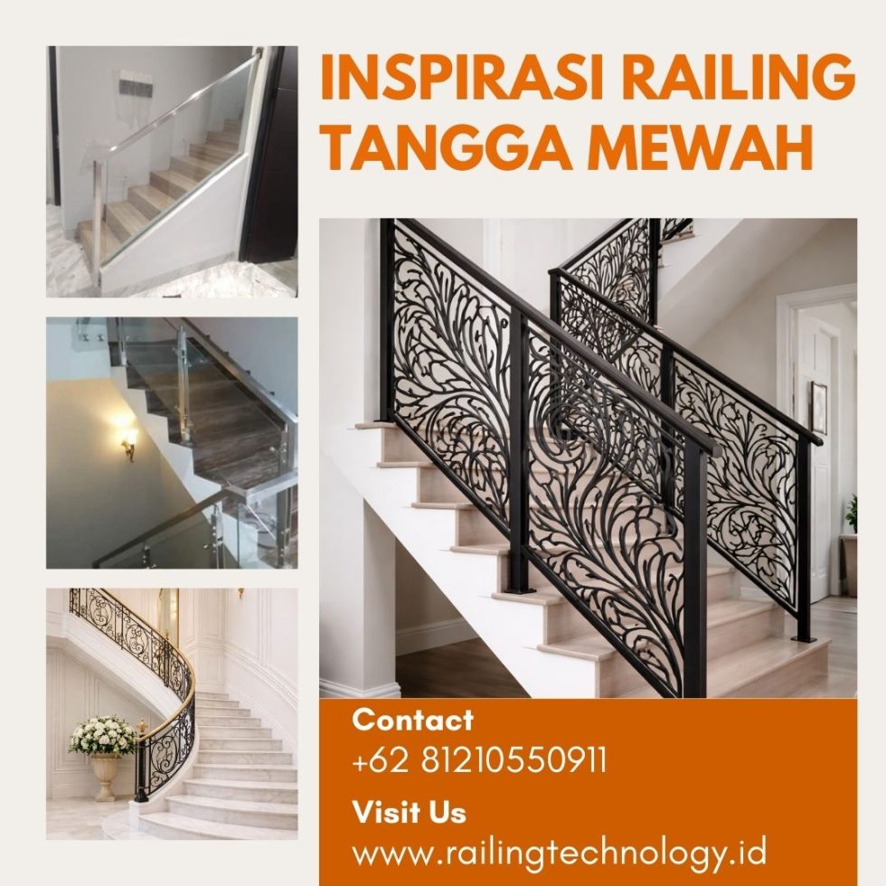 Inspirasi Railing Tangga Mewah Duri Kosambi - Railing Technology