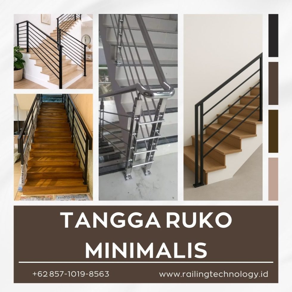 Jasa Railing Tangga Ruko Minimalis Jelambar - Railing Technology