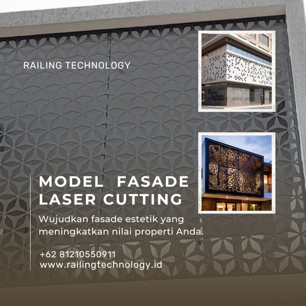 Model Fasade Laser Cutting Kalideres JakBar - Railing Technology