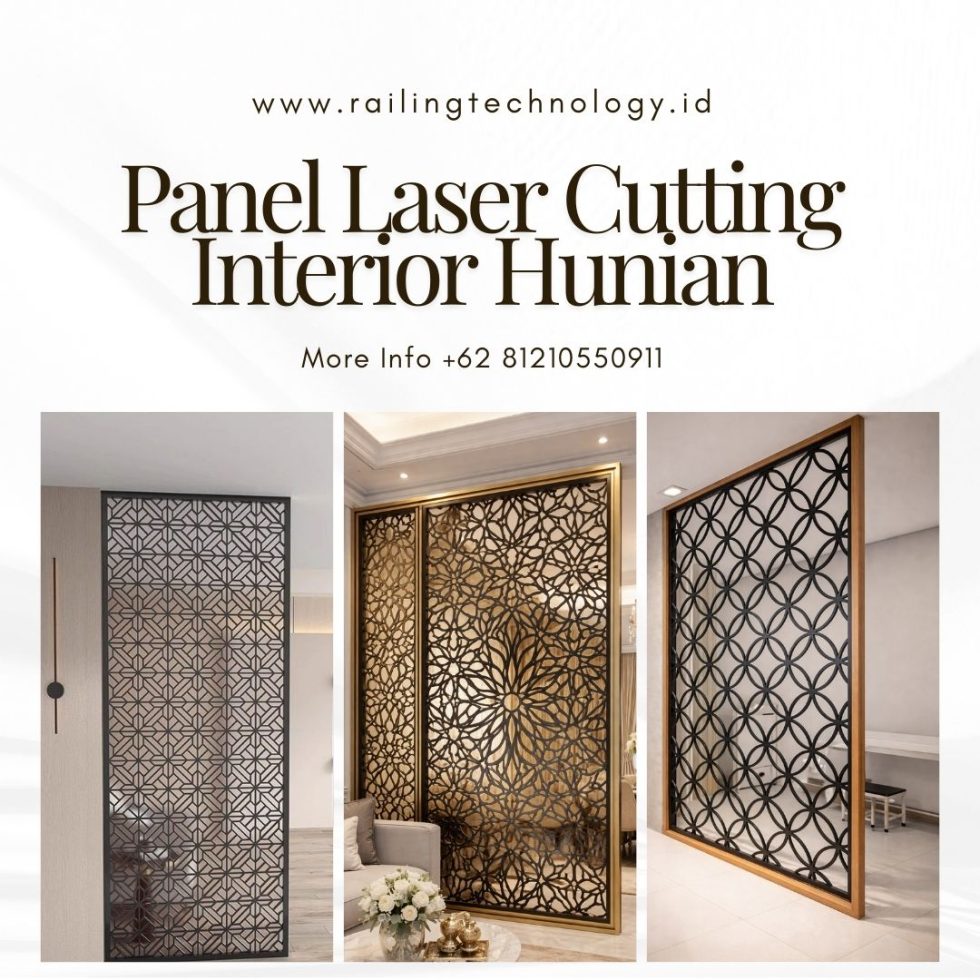 Panel Laser Cutting Interior Hunian JakBar - Railing Technology