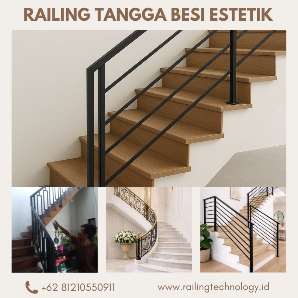 Ahli Railing Tangga Besi Estetik JakBar - Railing Technology