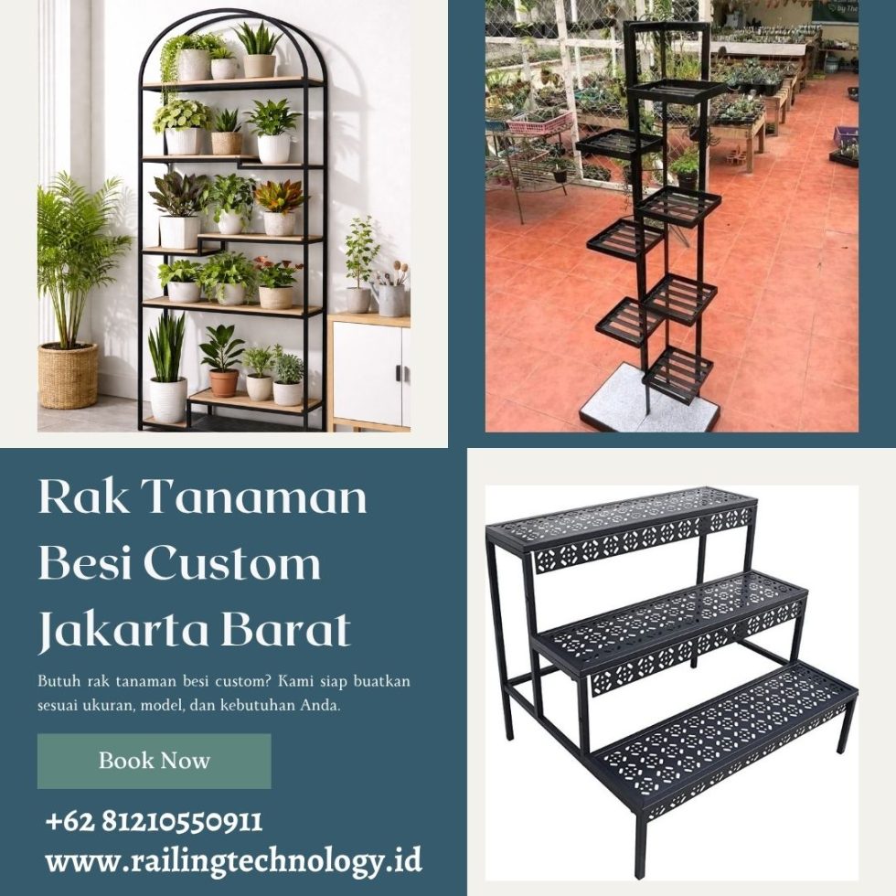 Rak Tanaman Besi Custom Jakarta Barat - Railing Technology